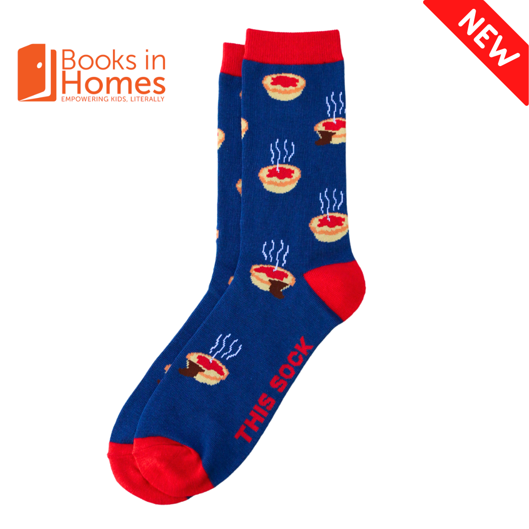 Meat Pie Sock | Socks that Give Back – Sydney Sock Project