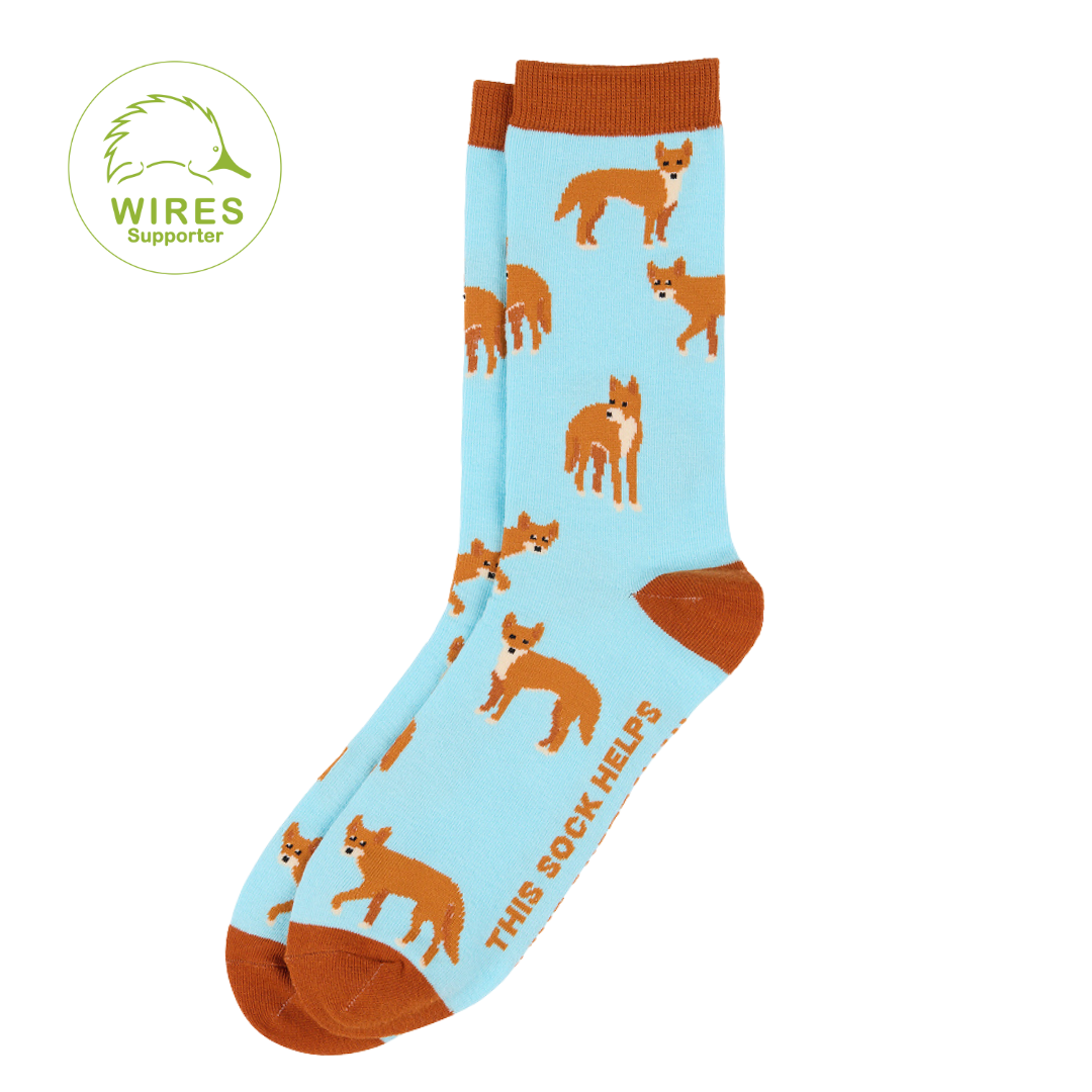Dingo Sock | Supporting WIRES – Sydney Sock Project