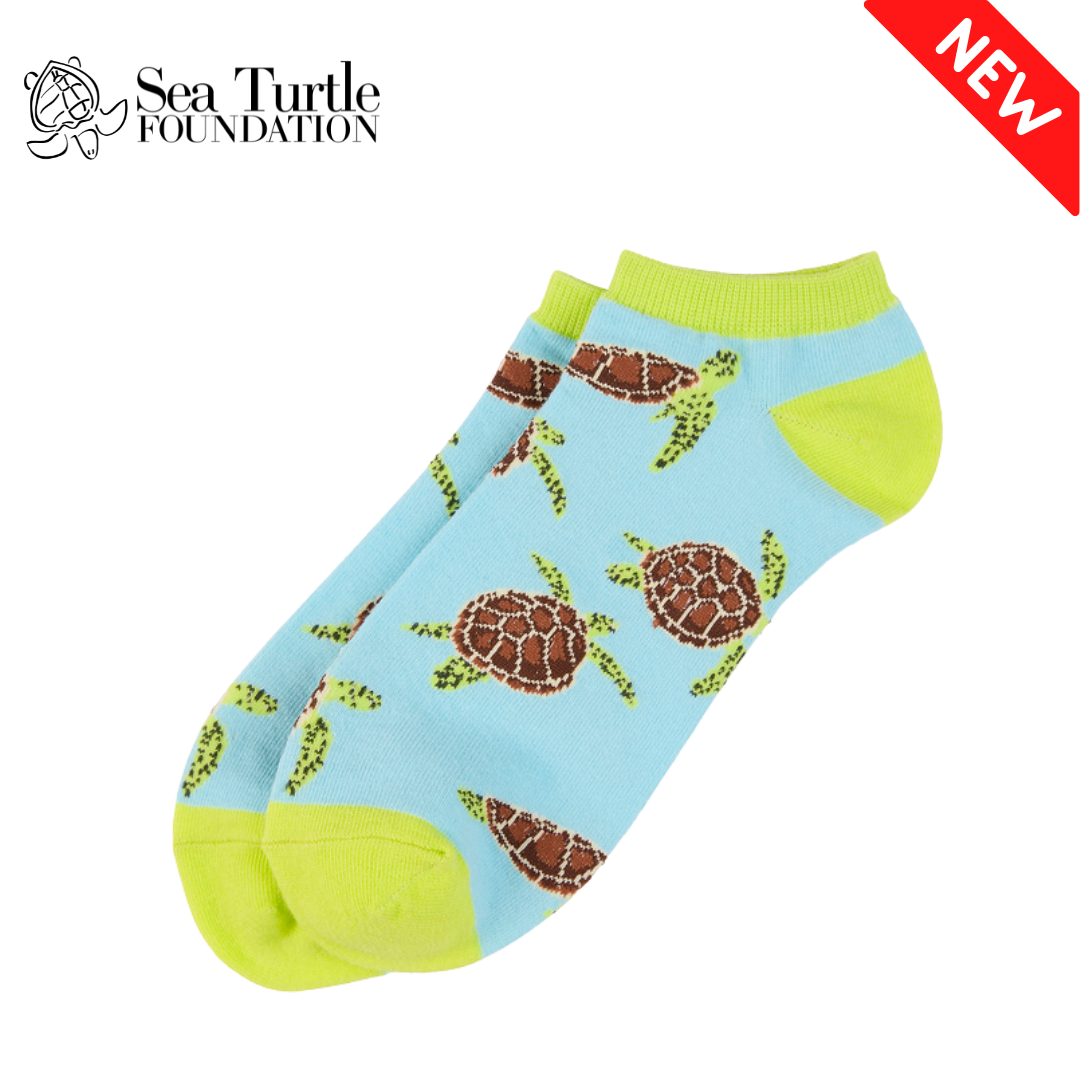 Sea Turtle Ankle Sock | Protecting Our Turtles – Sydney Sock Project