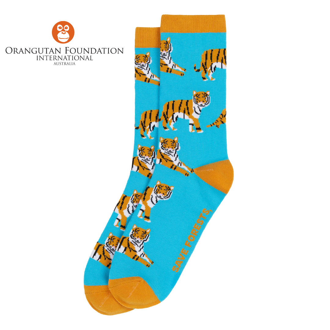 Sumatran Tiger Sock | Socks that Give Back – Sydney Sock Project