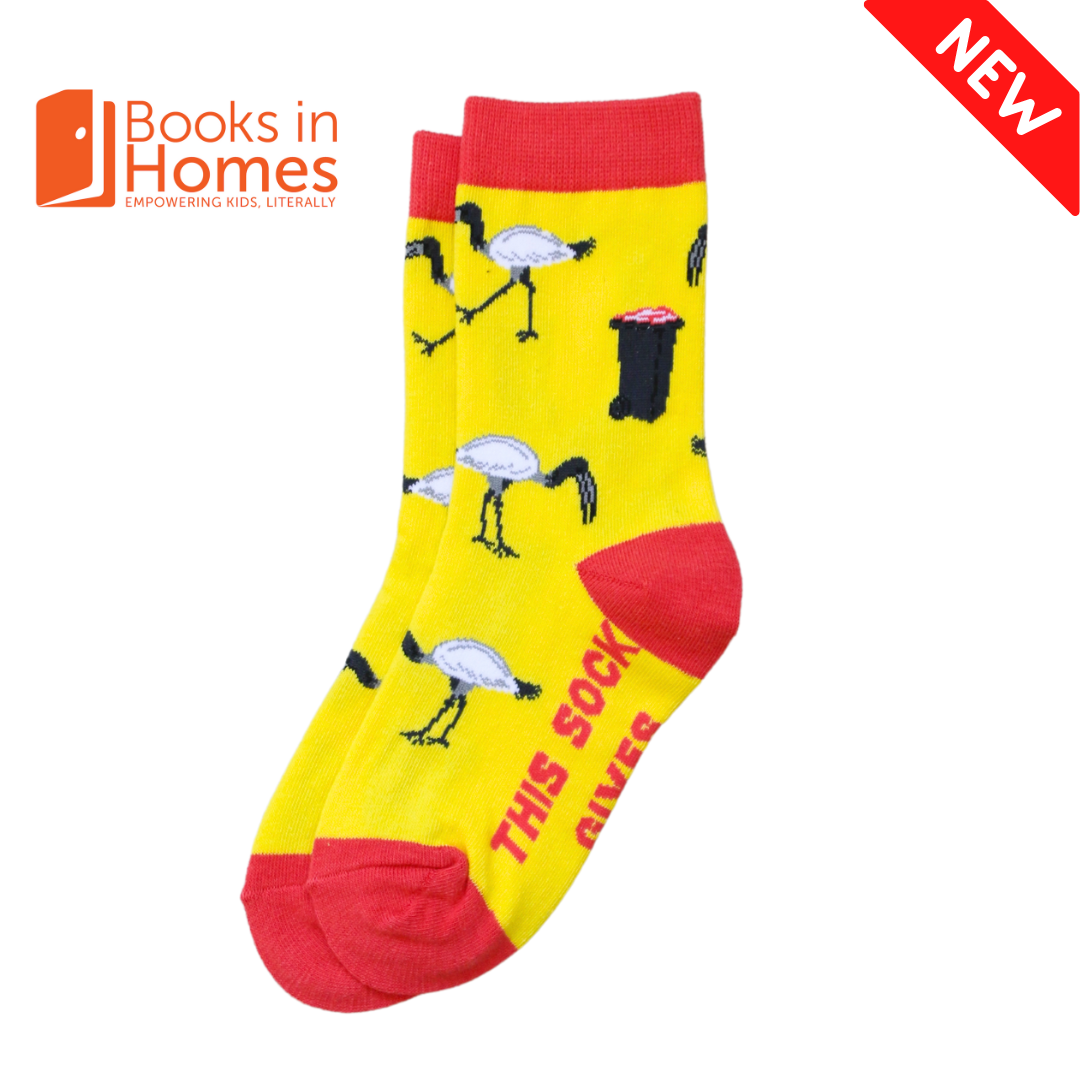 Yellow Bin Chicken KIDS Sock | Socks that Give Back – Sydney Sock Project