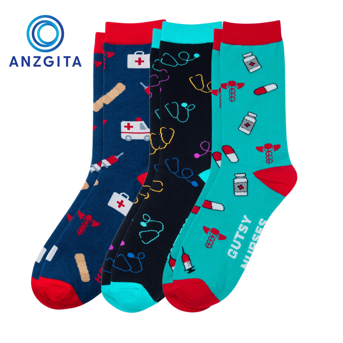 Doctors & Nurses Sock 3-Pack | Sydney Sock Project